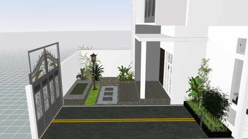 Copy of half white house_copy created by gandik yuniarso on Homestyler