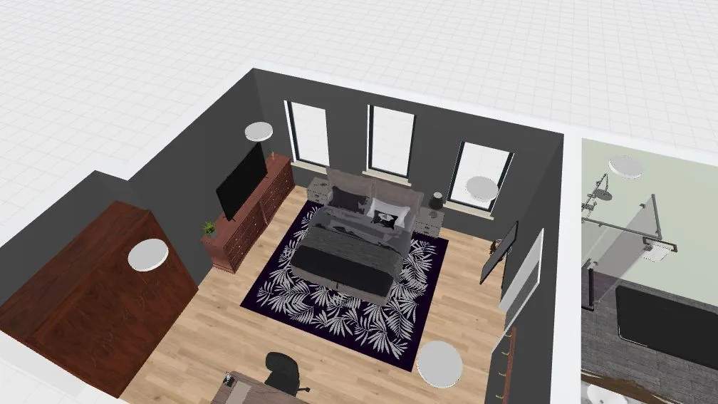 Master Bedroom and Bathroom_copy created by Arianna Dorman on Homestyler