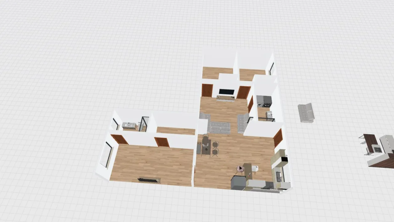 house added to 15 square feet created by Shirley Le on Homestyler