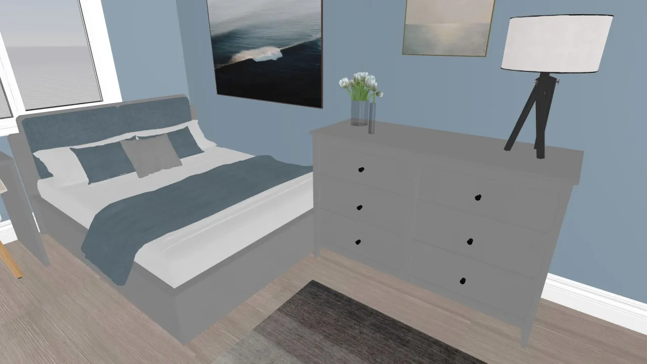 Remodeled Bedroom 1_copy created by ah on Homestyler