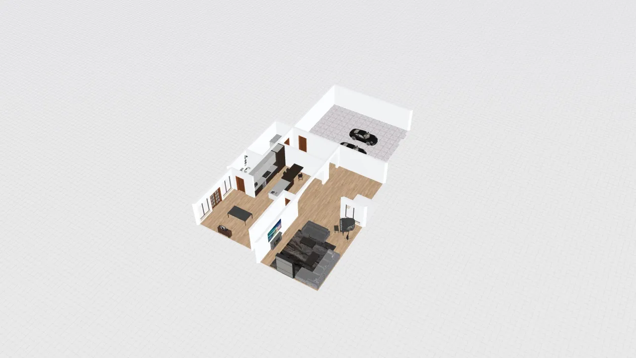 Modern House(in progress) created by Carson Beers on Homestyler