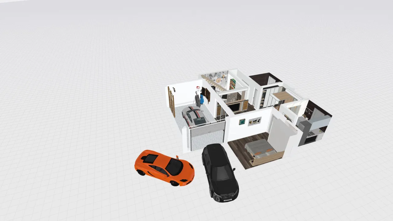 sab and tristan basement created by Sabastian Saucedo-Willems on Homestyler