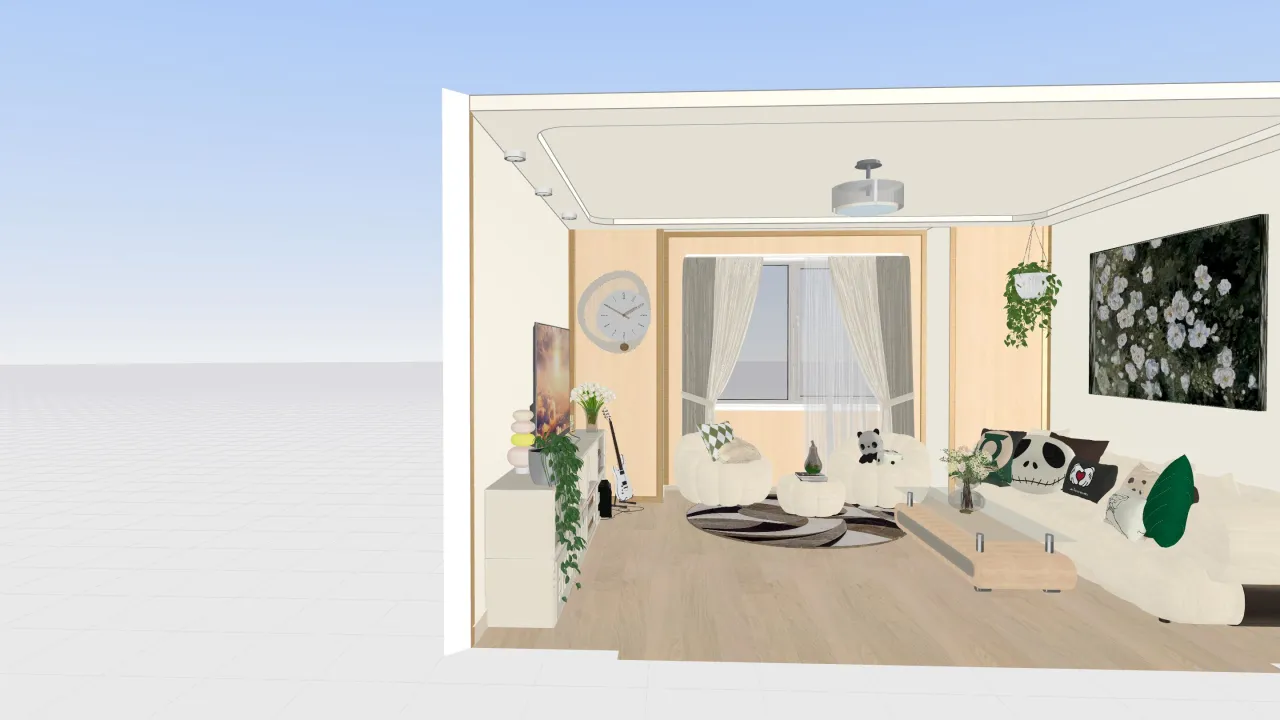 Living Room Redecoration \_copy created by Brian Lever on Homestyler